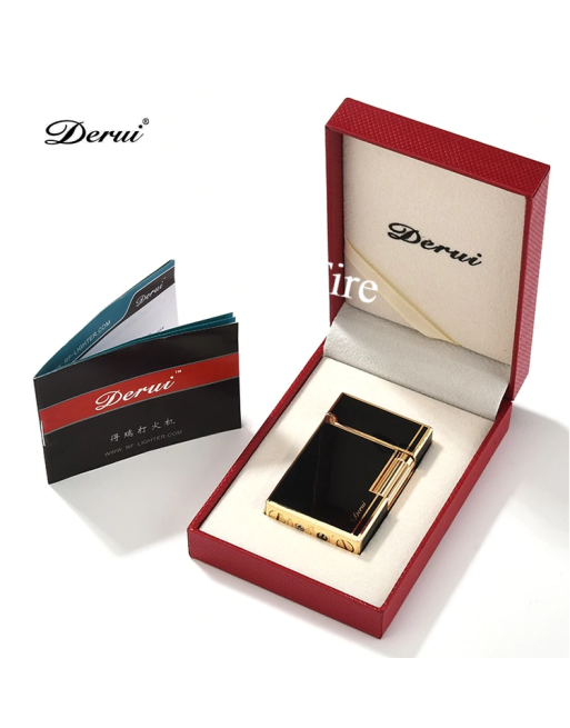 Luigi Ricci Flint Lighter Af Derui - Sort Farve